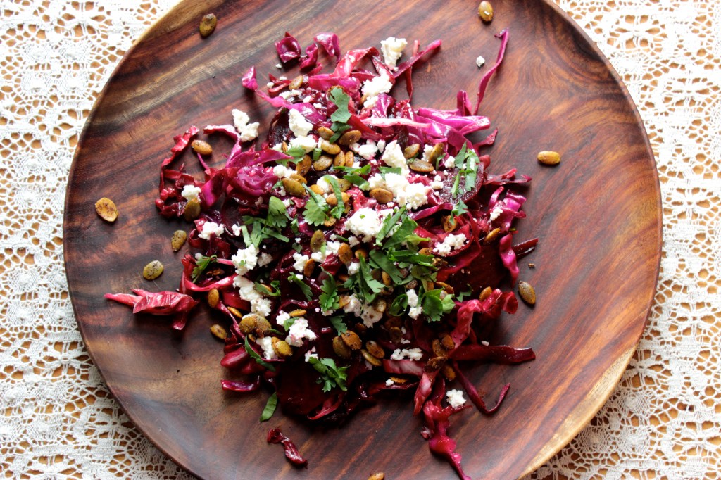 Ruby Salad with Feta and Spicy Pepitas – Big Sis Little Dish