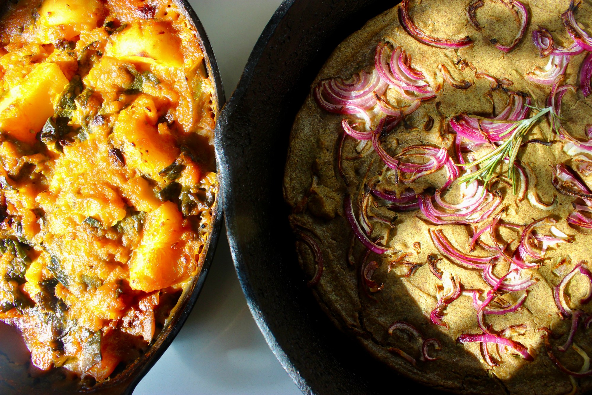Vegetable Stew with Dried Lime served with a Baked Black Chickpea ...